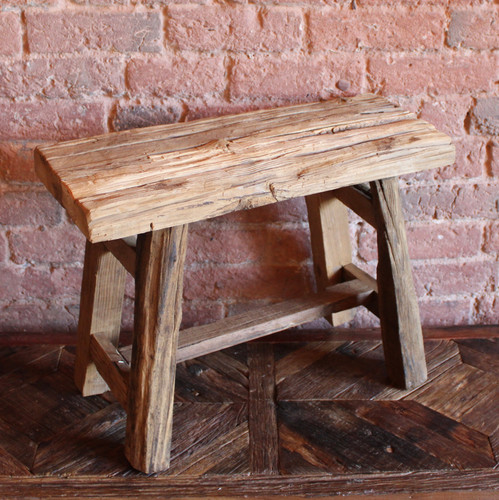 Wooden Stool / Bench | Rustique Living