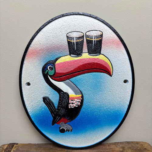 Cast Iron Guinness Toucan Sign | Rustique Living
