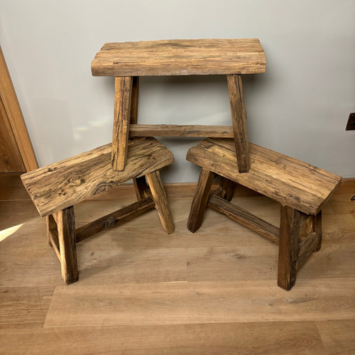 2ft Rustic Wooden Bench / Stool | Rustique Living