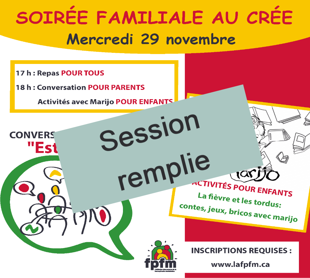 Soirée familiale au CRÉE | FPFM
