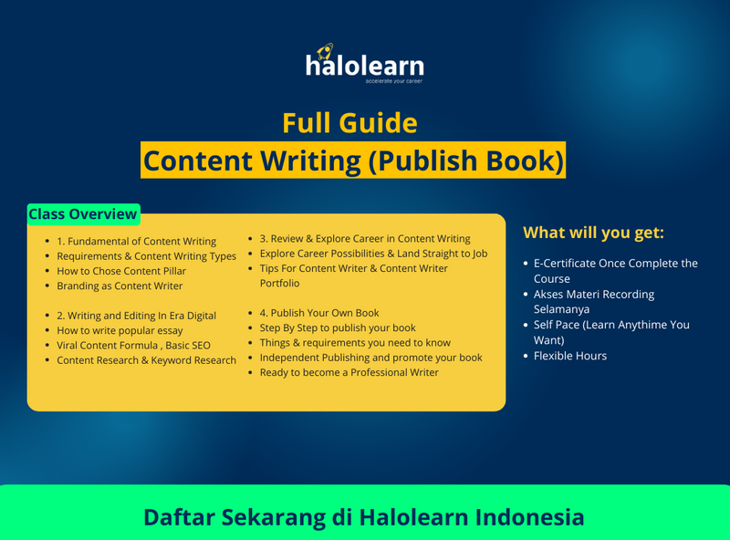 Online Bootcamp Di Indonesia | Halolearn