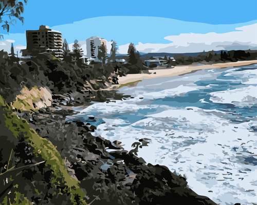 Coolum Beach by Chris Haydon | Paint By Wonder