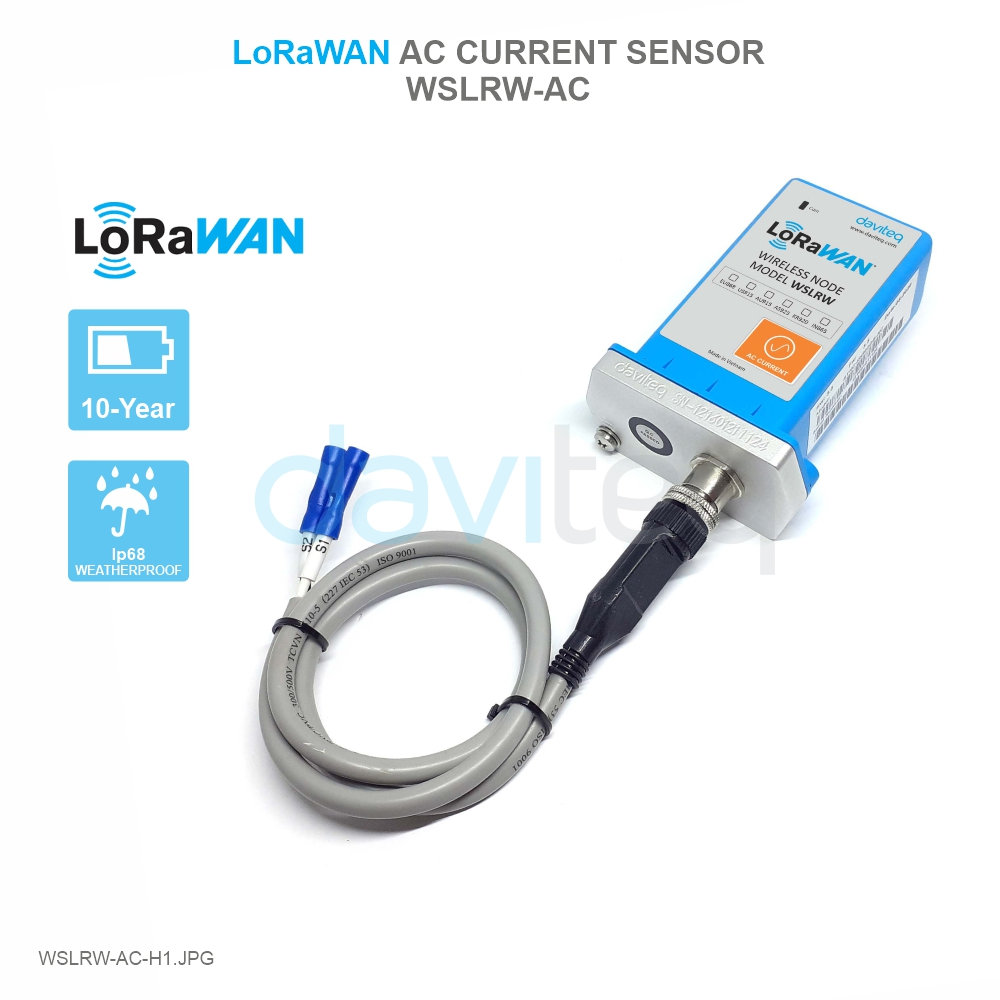 LoRaWAN AC Current Sensor for Industrial Energy Monitoring
