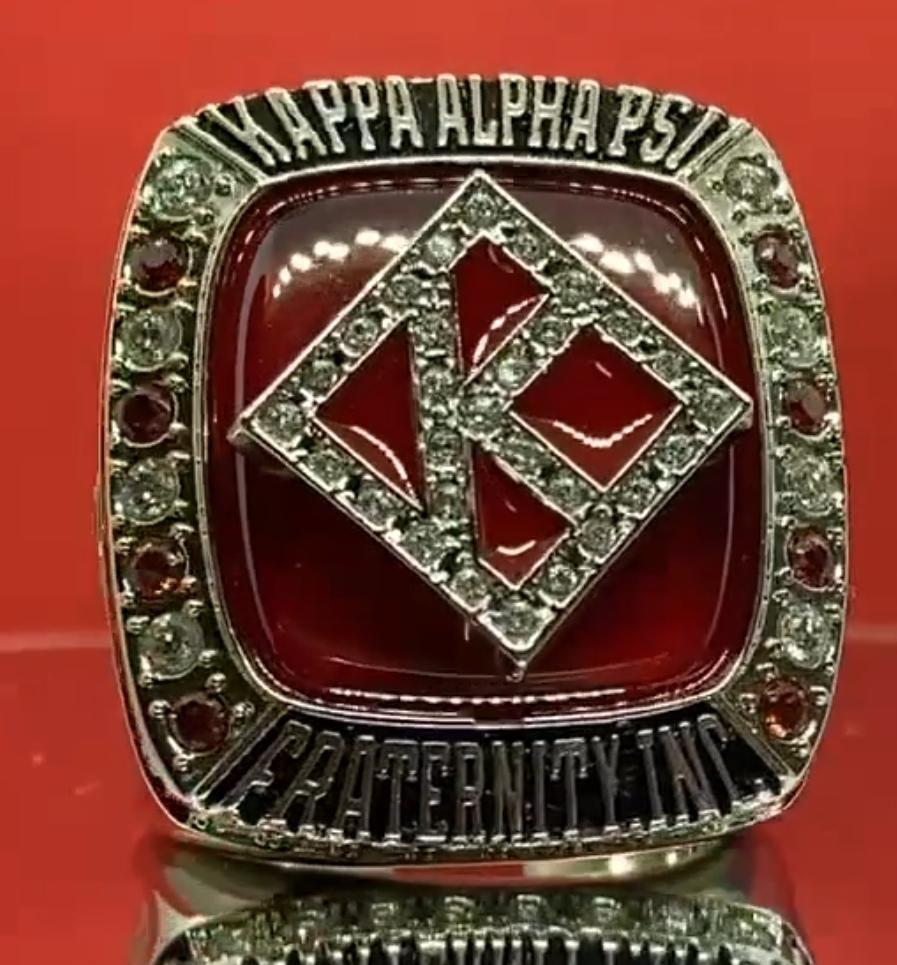 Square Red Stone AS IS Diamond 'K' Kappa Alpha Psi Fraternity, Inc ...