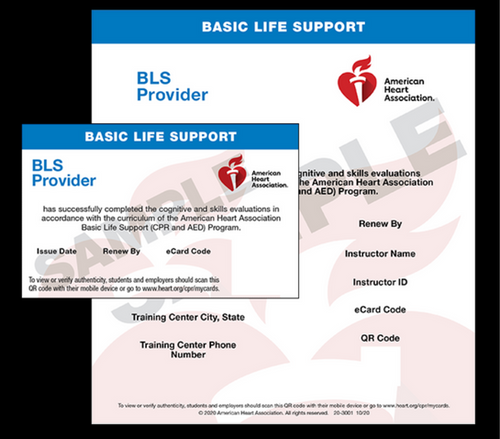 BLS Provider eCard | Kiser CPR