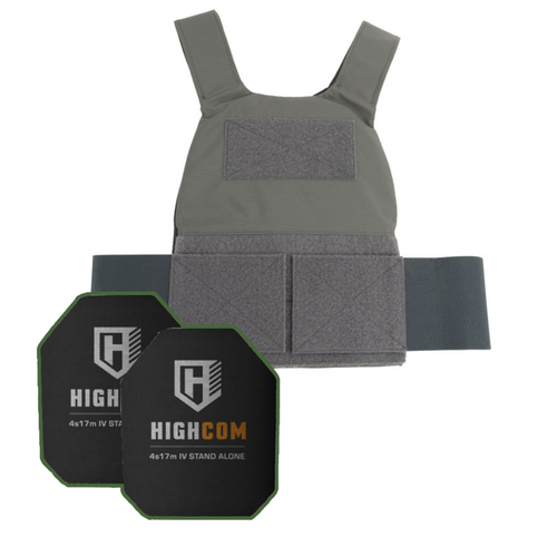 Highcom (4SAS7, 4S16 or RSTP) "Low Vis" Concealable Armor Bundle (Lvl ...