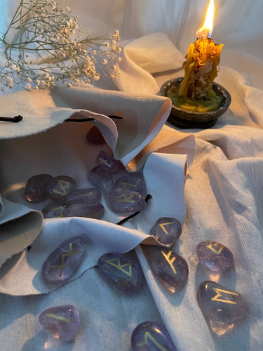 Runas de Futhark - Ametista | Drusa Mística