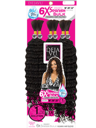 6X SPANISH BULK 18-20-22" - for BOHO Braids | Dejavu Hair