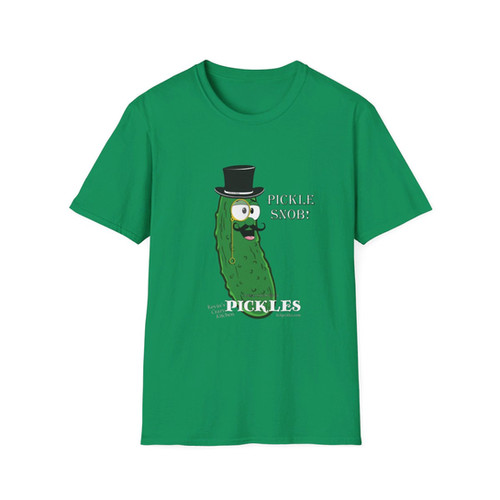 Pickle Snob Unisex Softstyle T-Shirt | Kevins Crazy Kitchen
