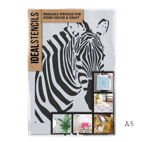 A5 ZEBRA Head stencil | Pearlywinks