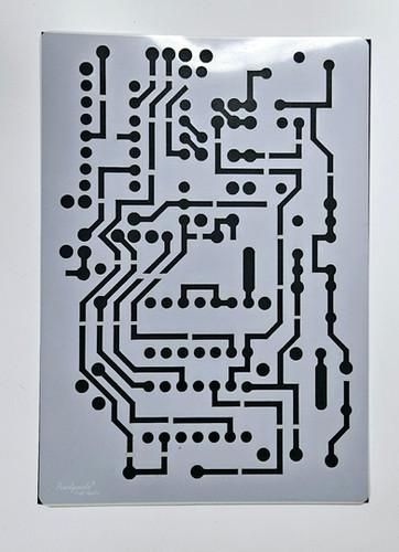 Short Circuit A4 Stencil | Pearlywinks