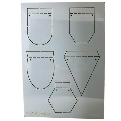 BUNTING STENCIL | Pearlywinks