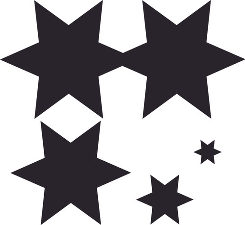 Pearlywinks 6pt Star Card Blank Downloa | Pearlywinks
