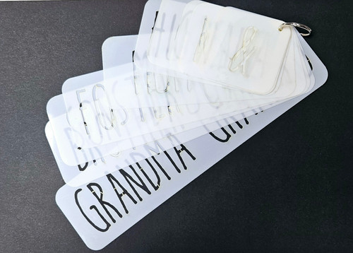 Big Words Family Stencils | Pearlywinks