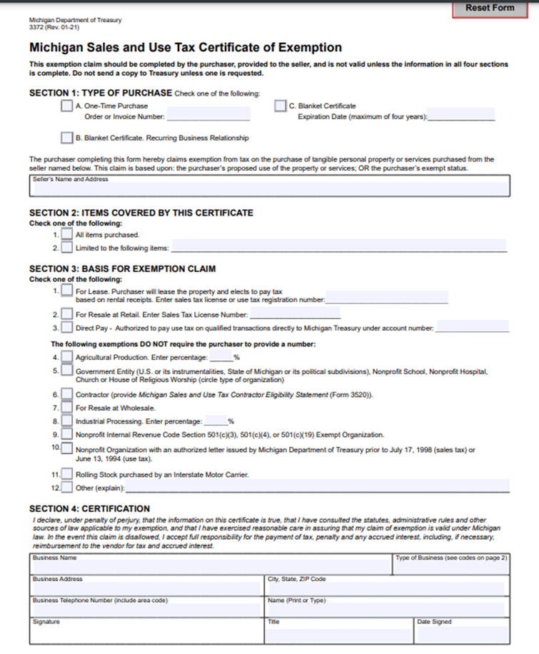 Sales Tax Exemption for Truckers