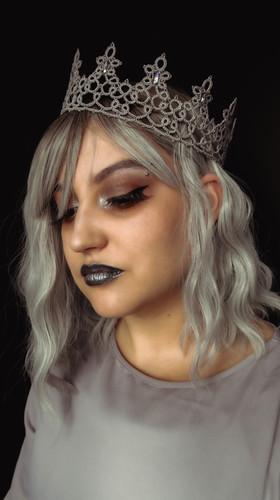 Sovereign Lace Crown Tatting Pattern | Frivolite Lace