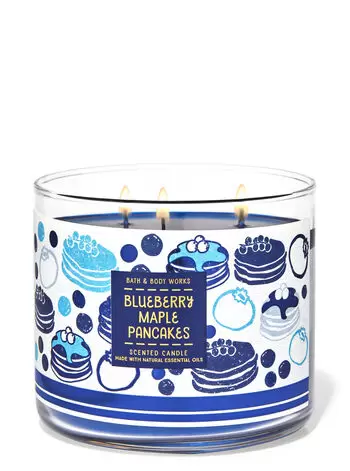 BLUEBERRY MAPLE PANCAKES 3-Wick Candle | Fresh From US