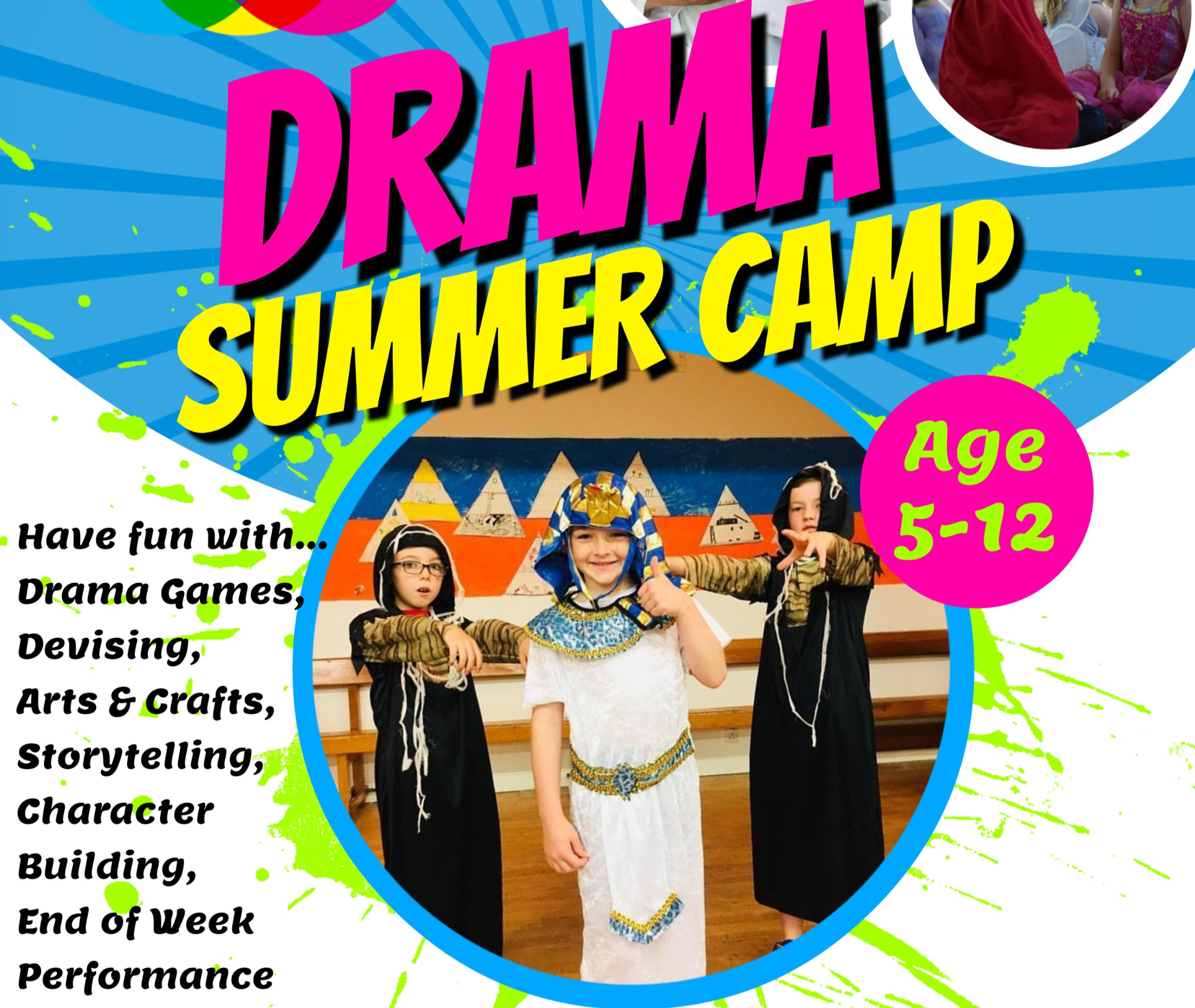 DRAMA SUMMER CAMP - ONLINE - EDINBURGH - DUNFERMLINE| Mix Up Theatre