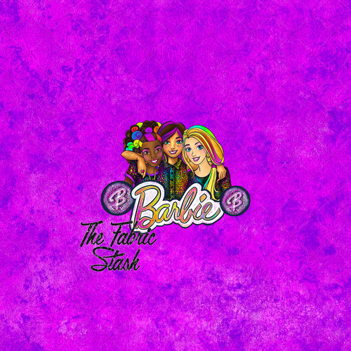 Barbs Besties Purple - Small Size Panel - Swim | InStock Fabric Stash