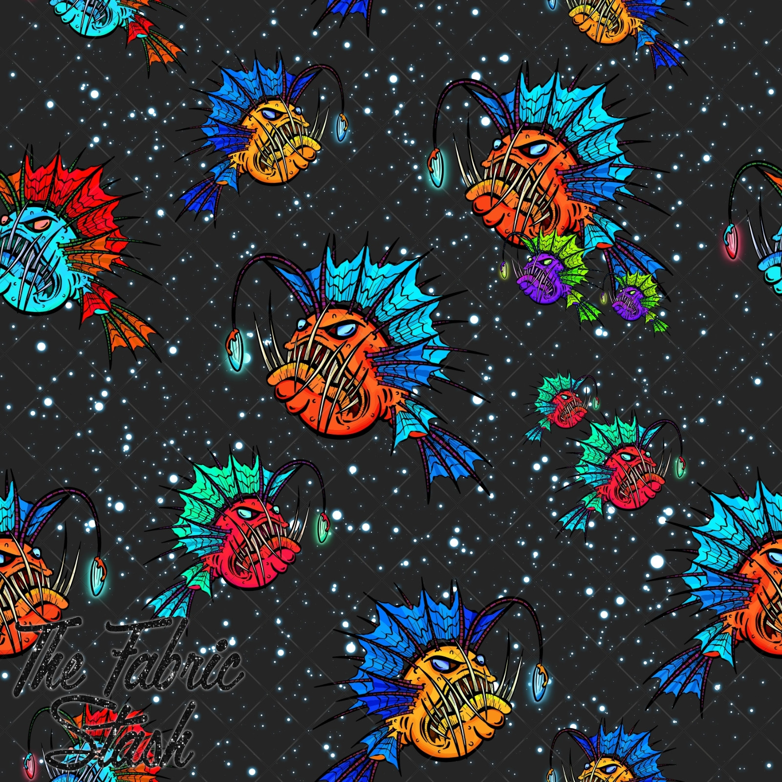 angler-fish-digital-seamless-pattern