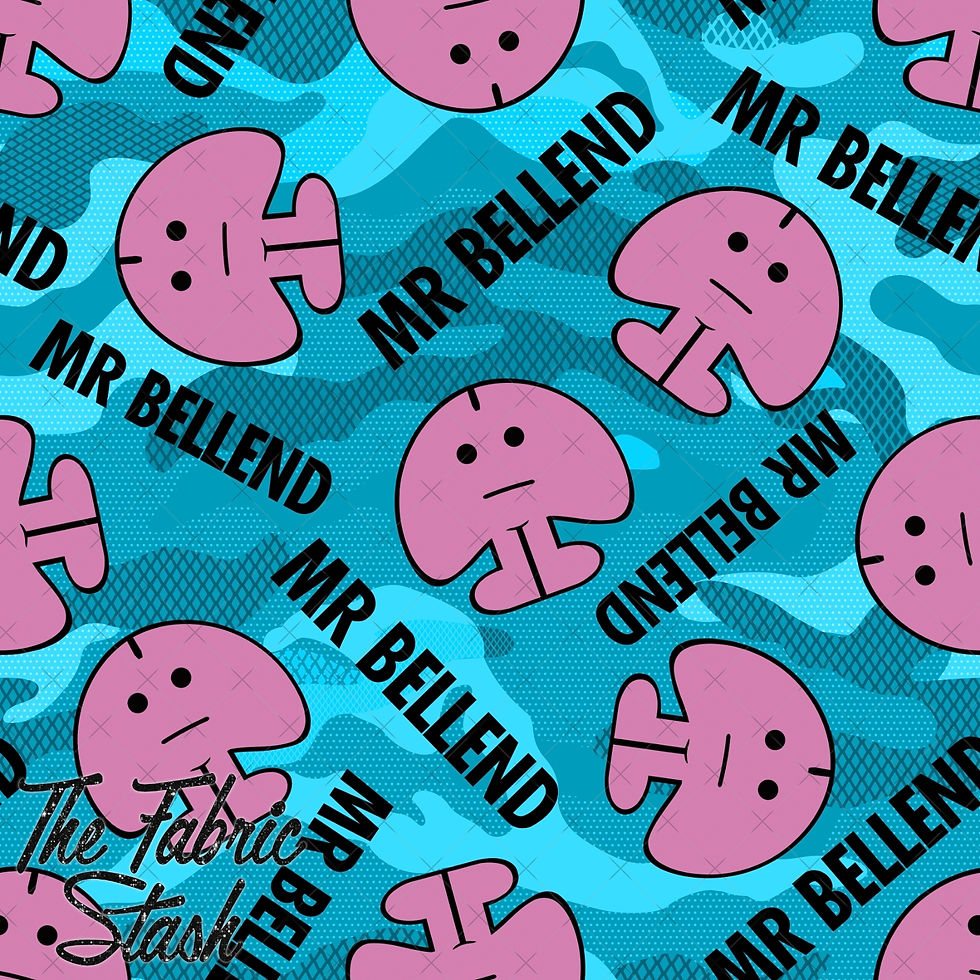 Mr Bellend - Digital Seamless Pattern | InStock Fabric Stash