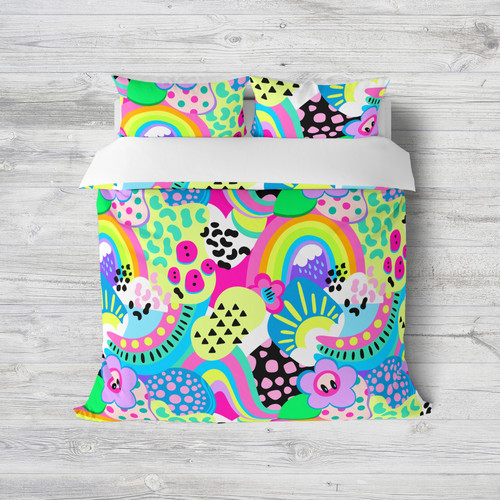 Happy Place - Doona Cover Set | Cool Print