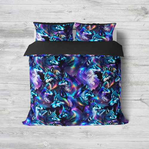 Cosmic Wolves - Doona Cover Set | Cool Print
