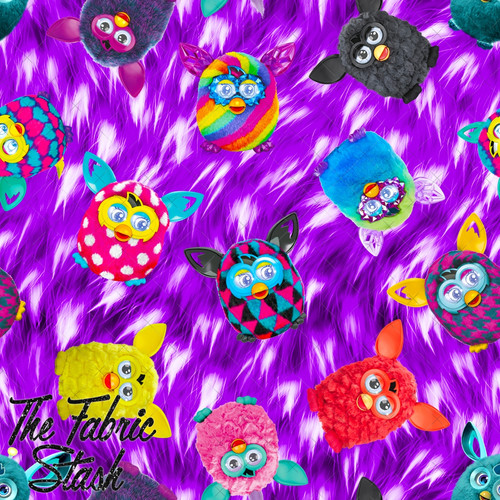 Furby - Digital Seamless Pattern | InStock Fabric Stash