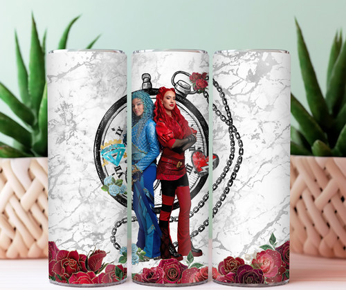 Descendants 4 Rise of Red & Chloe 20oz Tumbler Wrap - Digital Download ...