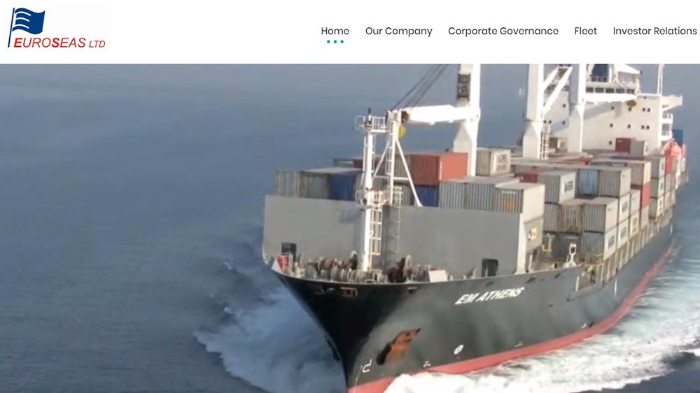 Euroseas confirms first container vessel order in its history
