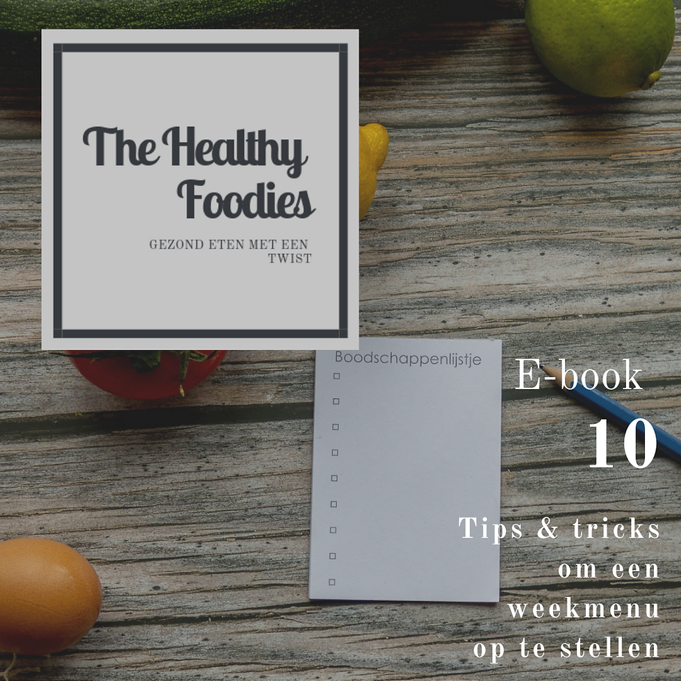 Ebook weekmenu plannen | Diëtistenpraktijk Lo