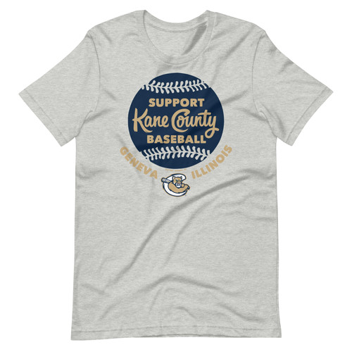 Support Kane County Baseball - Gray | Old Fort Baseball Co