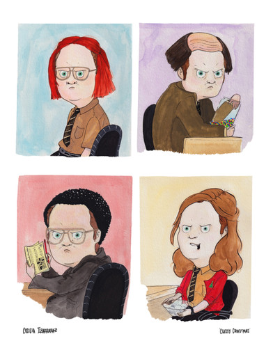 Dwight Wigs Poster | Cecilia Izarraraz