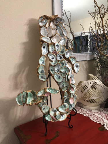 Oyster Shell Art Mermaid | SunKissed Treasures