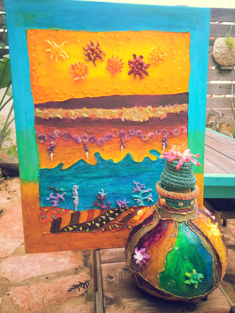 Calabasses, Gourds by Claudia Joseph, Holyland Art