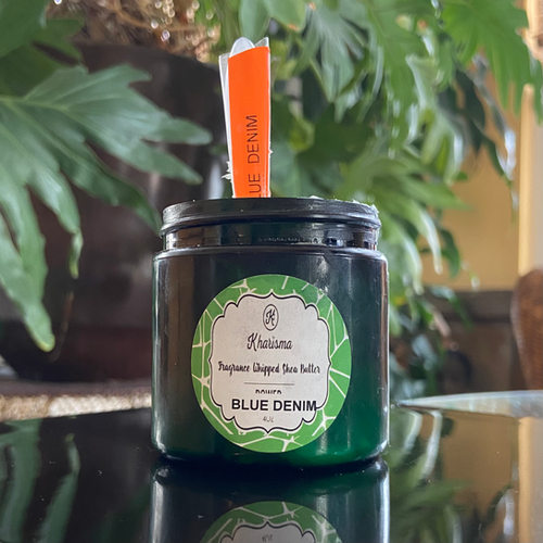 Blue Denim Whipped Shea Butter | kharismastyles