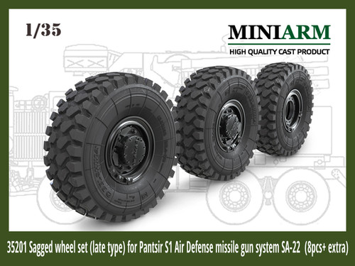 MINIARM B35201 ЗРПК Панцирь С1, колеса с просадкой поздние