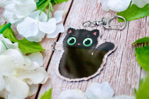 Void Cat Keychain | MiniatureInspiration