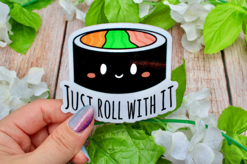 Sushi Roll Vinyl Sticker | MiniatureInspiration