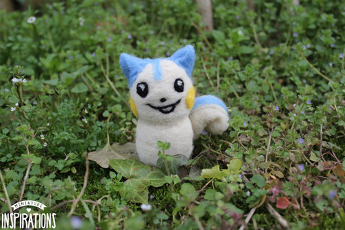 Felted Electric Squirrel Monster | MiniatureInspiration