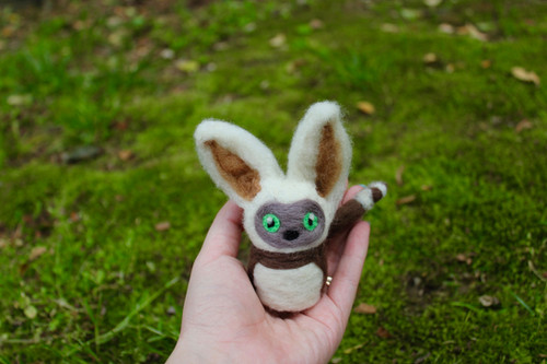 Felted Avatar Winged Lemur | MiniatureInspiration
