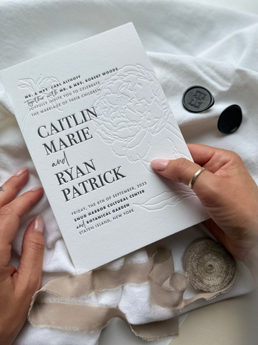 The Caitlin Invitation, set of 100 | Hudson Paperie
