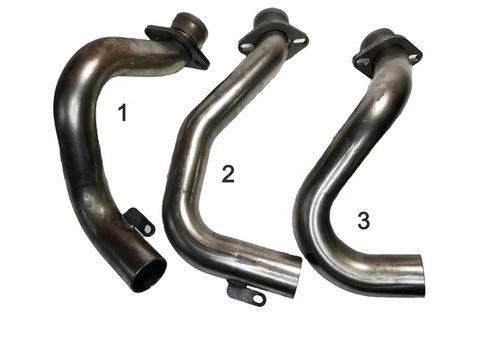 Stainless Steel FZ/MT 09 Exhaust Pipes, specify 1,2,3 | Great North Legends