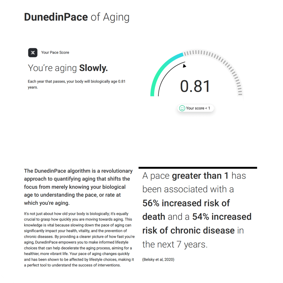 TruDiagnostic TruAge PACE test + 30-Minute Consultation | Epic Genetics