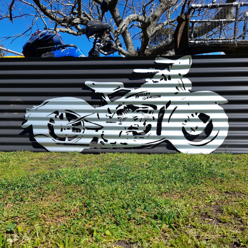 Custom Bike Cut-Outs | Rustic Touch