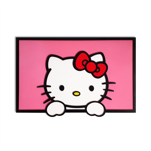 HELLO KITTY cuadro a relieve | Misitio