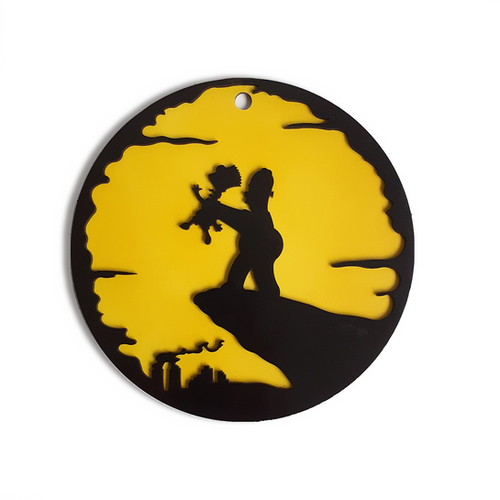 SIMPSON CIRCULO 18 cuadro a relieve | Misitio