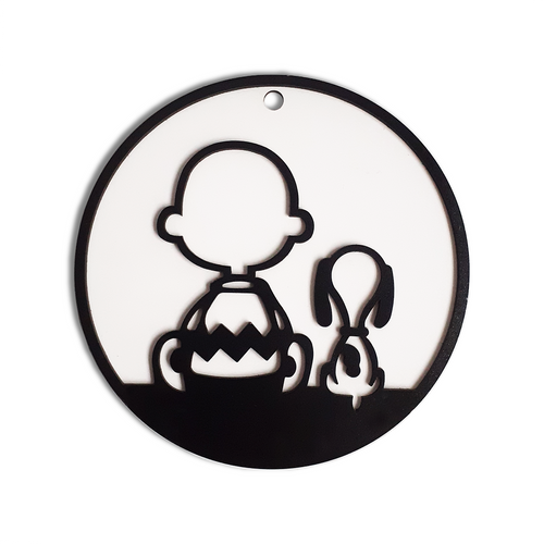 SNOOPY CIRCULO 18 cuadro a relieve | Misitio