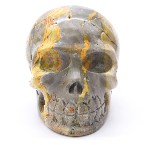 Bumblebee Jasper Skull | GemCentral