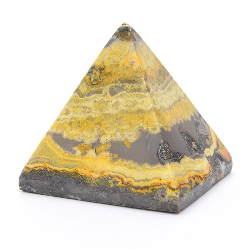 Bumblebee Jasper Pyramid | GemCentral